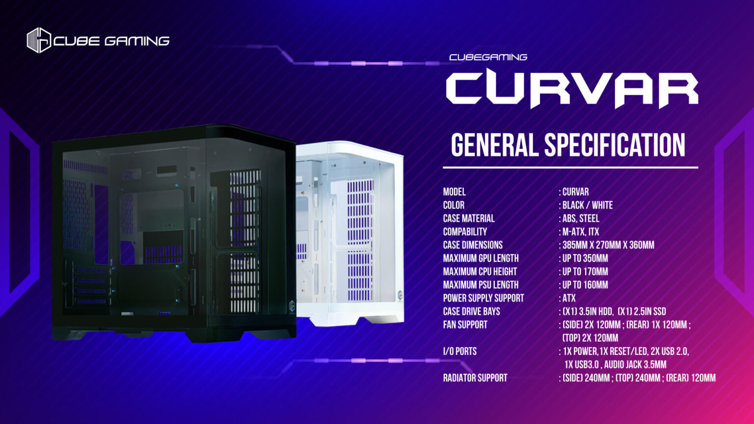 CURVAR – Cube Gaming