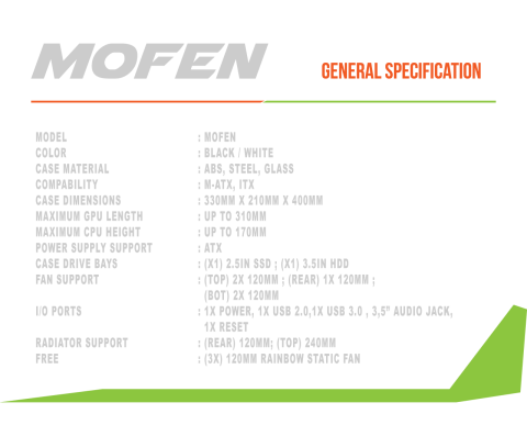 MOFEN – Cube Gaming