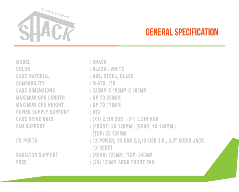 SHACK – Cube Gaming