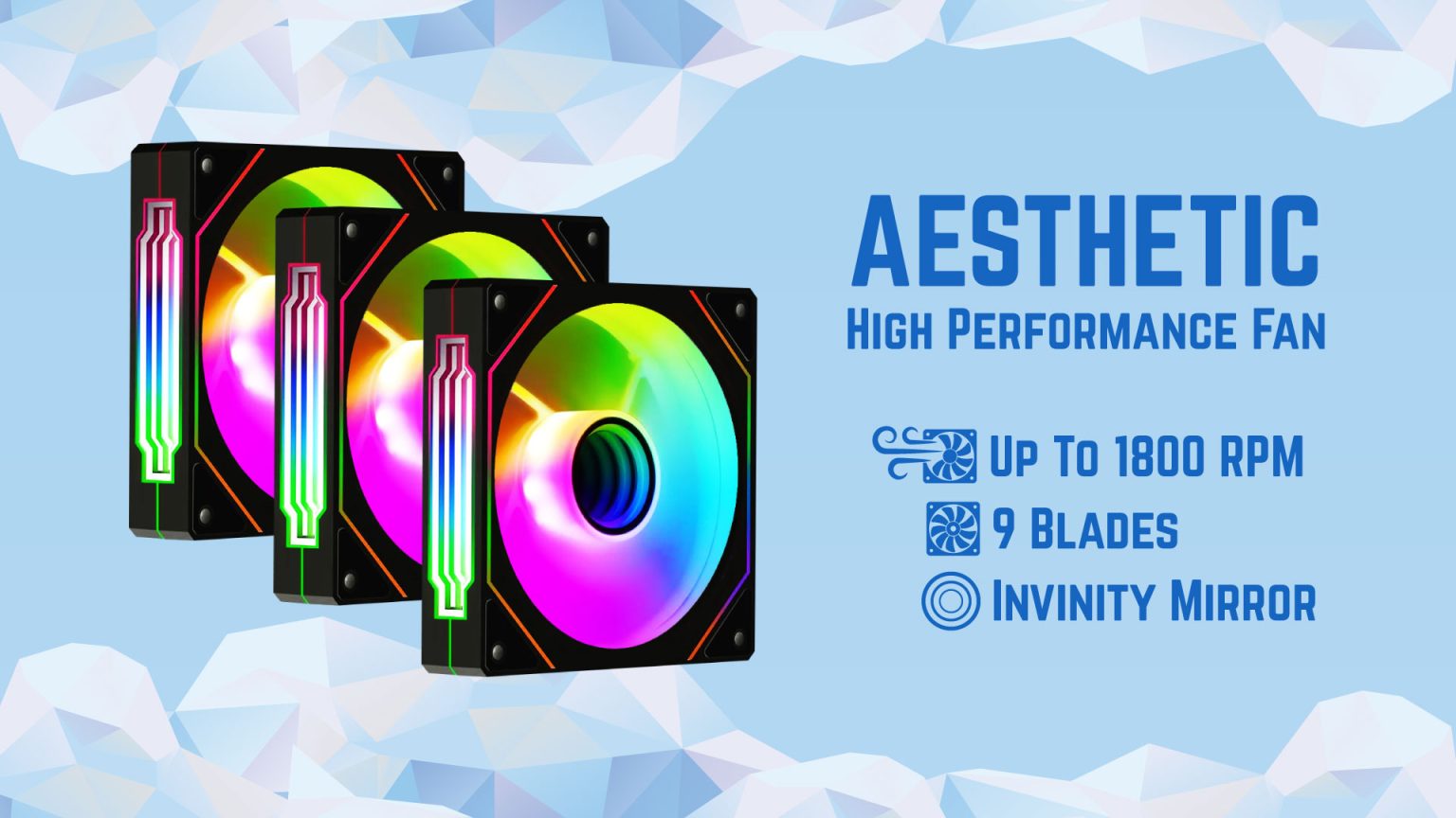 CUBE GAMING MIRROR BLACK Single Pack – Infinity Mirror 12CM ARGB PWM ...