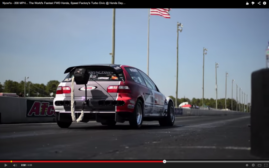 200 MPH.. The World's Fastest FWD Honda, Speed Factory's Turbo Civic ...