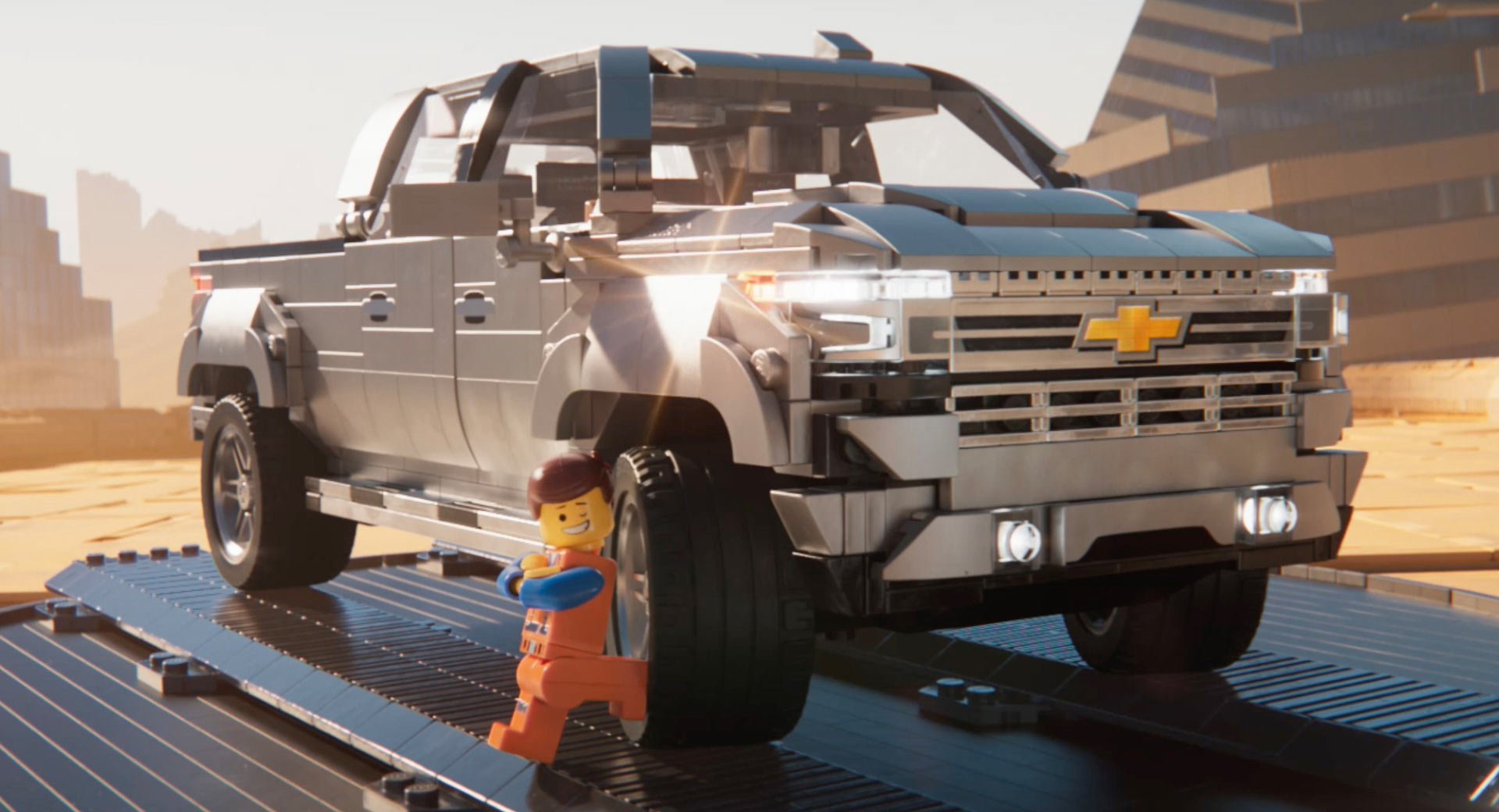 Mengemas Konsep LEGO Pada Iklan Chevy Silverado Terbaru - Fastnlow.net