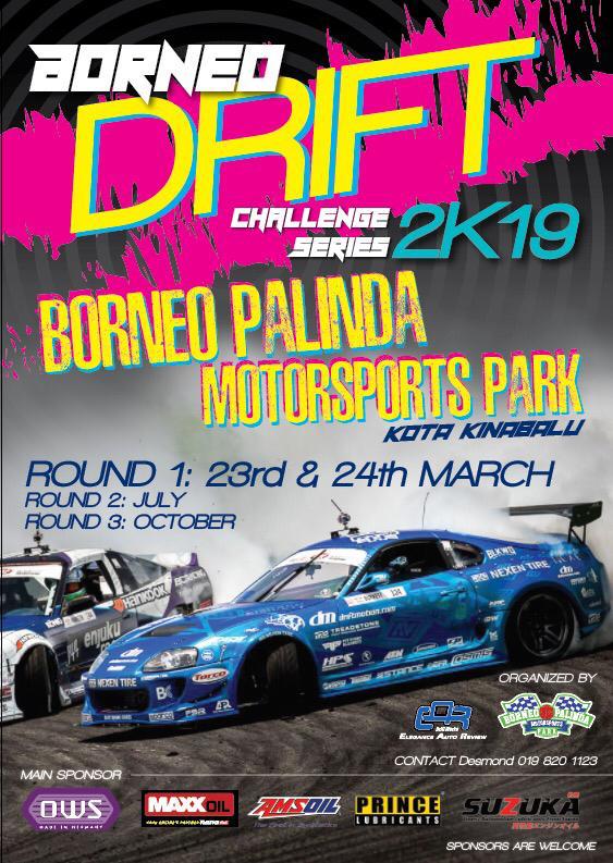 Akbar Rais Penuhi Tantangan di Borneo Drift Challenge 2019 - Fastnlow.net