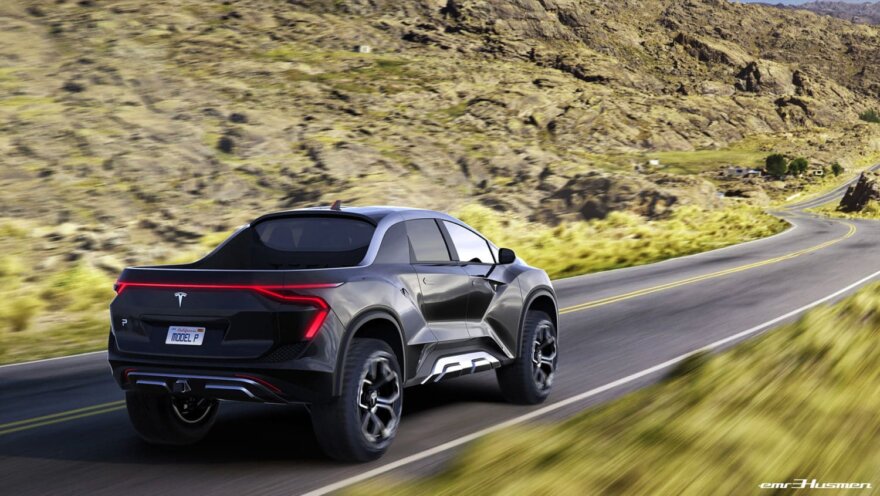 Seperti Inikah Tampang Truk Pikap Elektrik Tesla? - Fastnlow.net