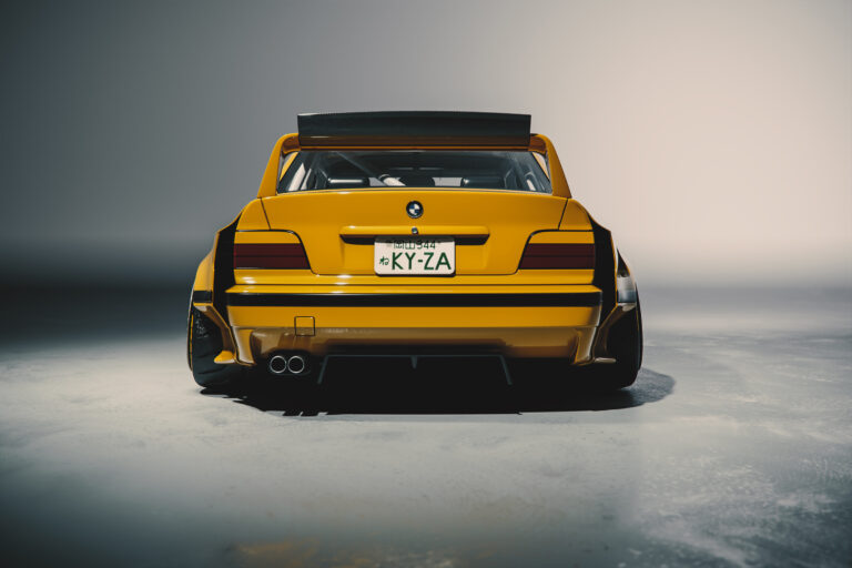 Kyza & Live To Offend Rilis Body Kit Keren Untuk BMW E36 - Fastnlow.net