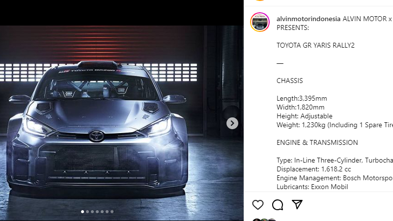 GR Yaris Rally2 Masuk Indonesia Lewat Importir Umum - Fastnlow.net