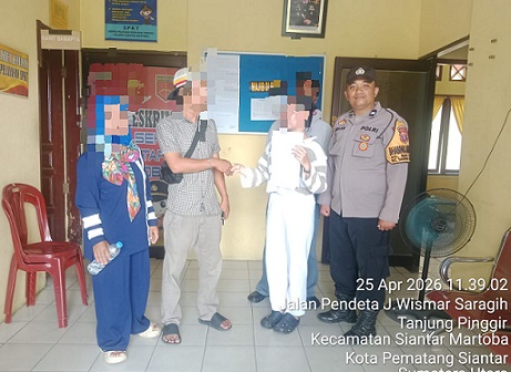 Polsek Siantar Martoba Selesaikan Masalah Hutang Piutang Warga Dengan ...